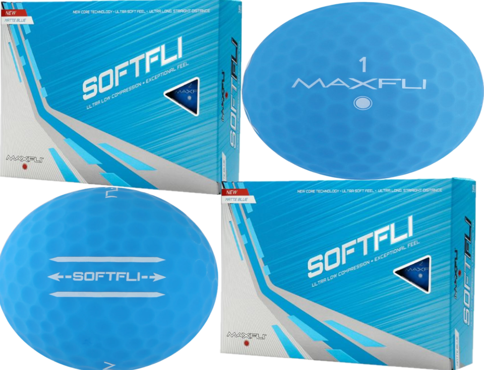 Maxfli SoftFli Matte Golf Balls Low Compression 35 Soft Feel 12/24/36 ...