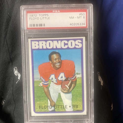 1972 Topps Football #50 Floyd Little PSA 8 | eBay