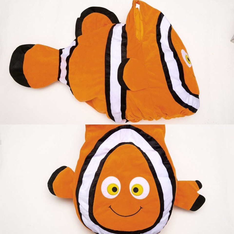 Kids Fish Costume Nemo Clownfish Halloween Fun Fancy Dress Boys Costume ...