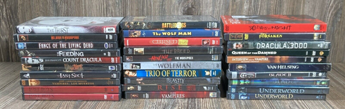 Vampire, Werewolves DVD 30 Lot Horror Various Title No Duplicates ...