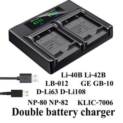 Dual Battery Charger For Leica BP-DC17 Battery BC-DC17 Charger SOFORT ...