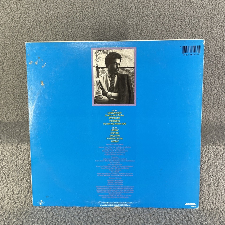 Billy Ocean - Suddenly - Jive JL 8-8213 OG '84 "Carribean Queen" | eBay