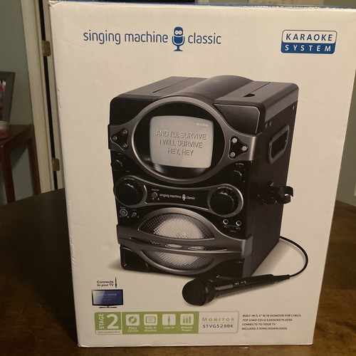 Karaoke System Classic Series The Singing Machine STVG529BAppears to be ...