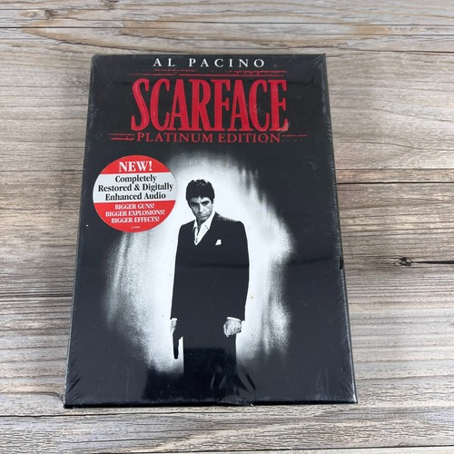 Scarface Platinum Edition 2 DVD Set Al Pacino Hype Sticker New | eBay