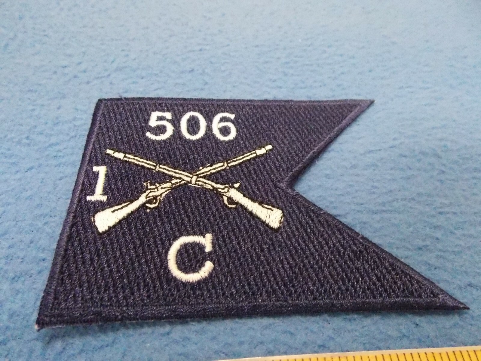US Army C Co 1ST Bn 506TH Infantry Regt 4" Guidon flag patch | eBay