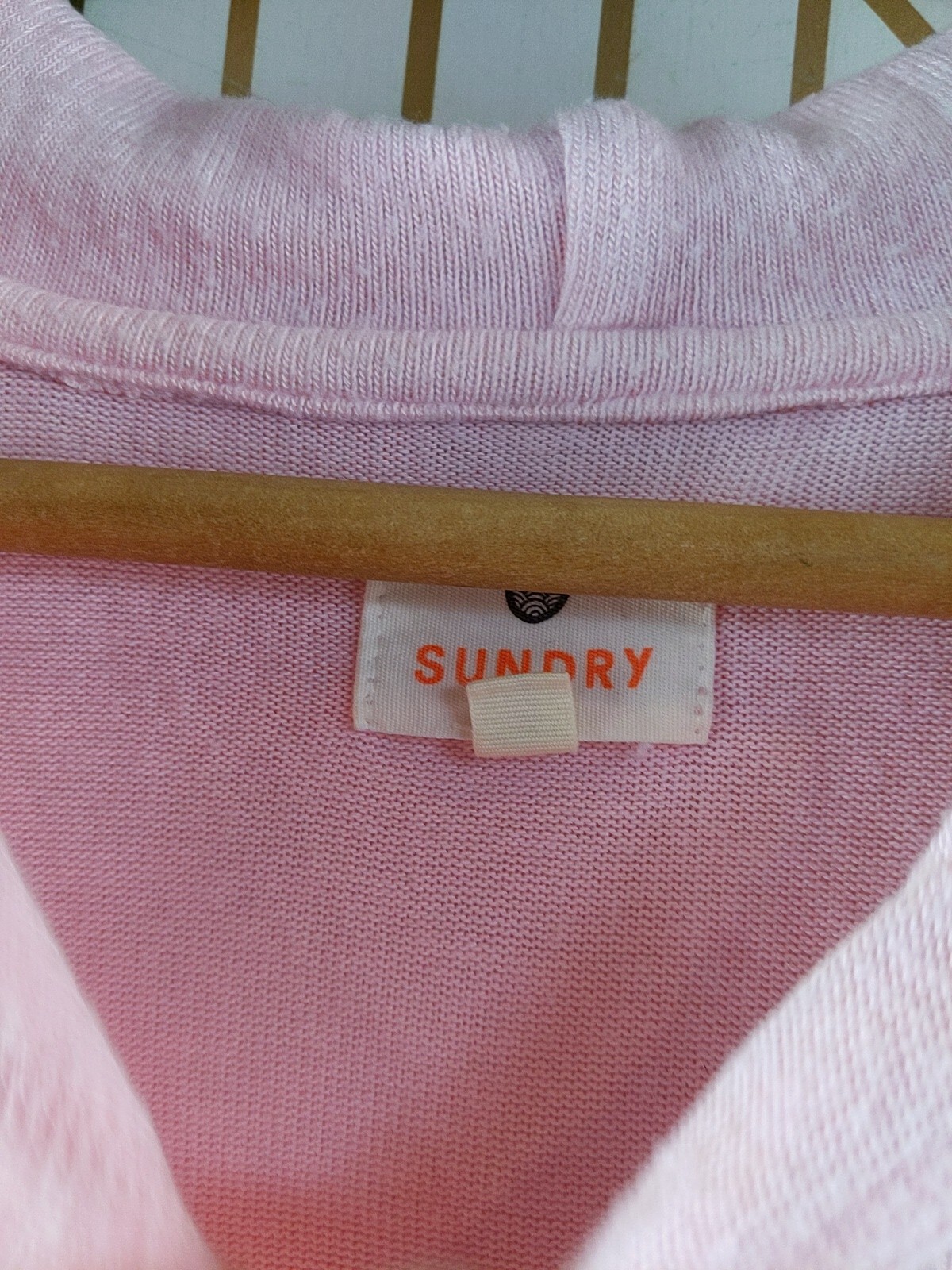 SUNDRY Women's Pink Modal Hoodie Pullover Size 2 | eBay