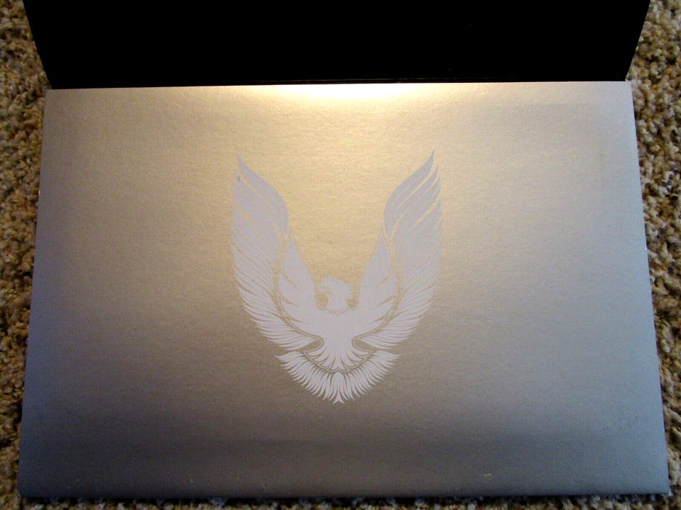 1979 Trans Am Factory GM Original Owners Manual 10th Anniversary Mailer ...