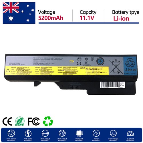 Battery for IBM Lenovo IdeaPad G570E G700 K47G V575 G770L G475G V470 ...