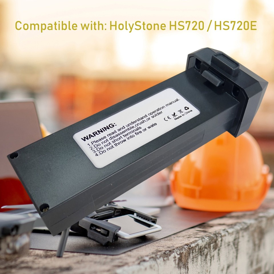 4300mAh 7.4V Upgraded Lipo Battery for Holystone HS720 Drone ...