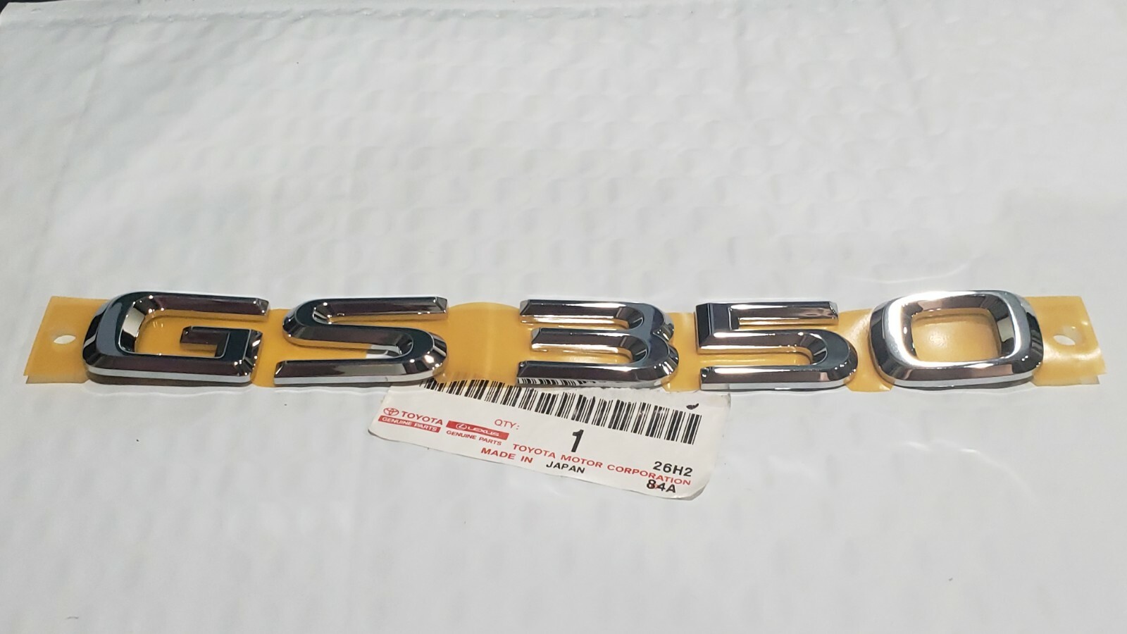 07-11 NEW LEXUS GS350 CHROME REAR TRUNK EMBLEM GS 350 07 08 09 10 11 | eBay