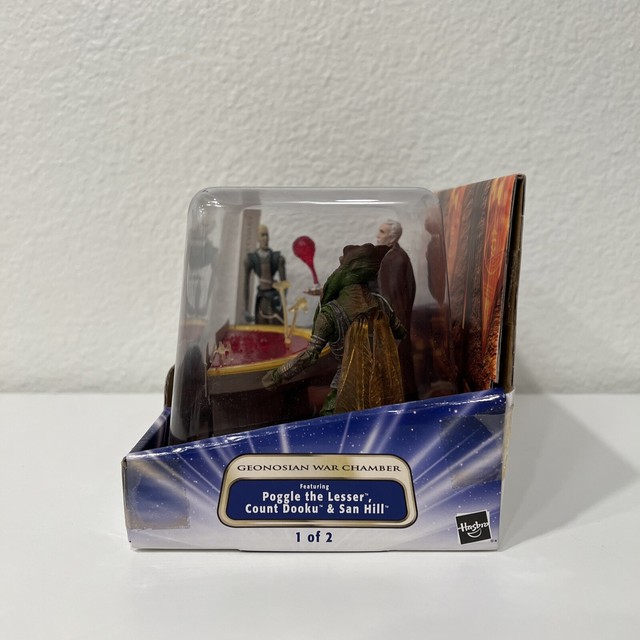 Hasbro Star Wars Geonosian War Chamber Featurning Poggle Lesser, Count ...