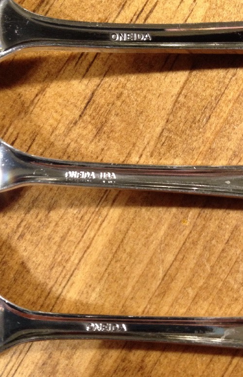Lot Of 3 Matching Vintage Oneida Stainless Steel Flatware USA | eBay