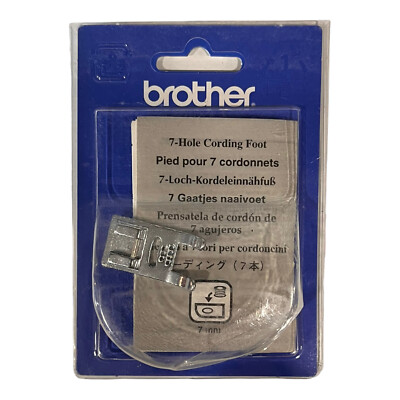 Brother 7 Hole Cording Foot SA158 Brand New Free Ship | eBay