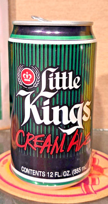 1987 ALUMINUM LITTLE KINGS CREAM ALE BEER CAN SCHOENLING BRWG ...