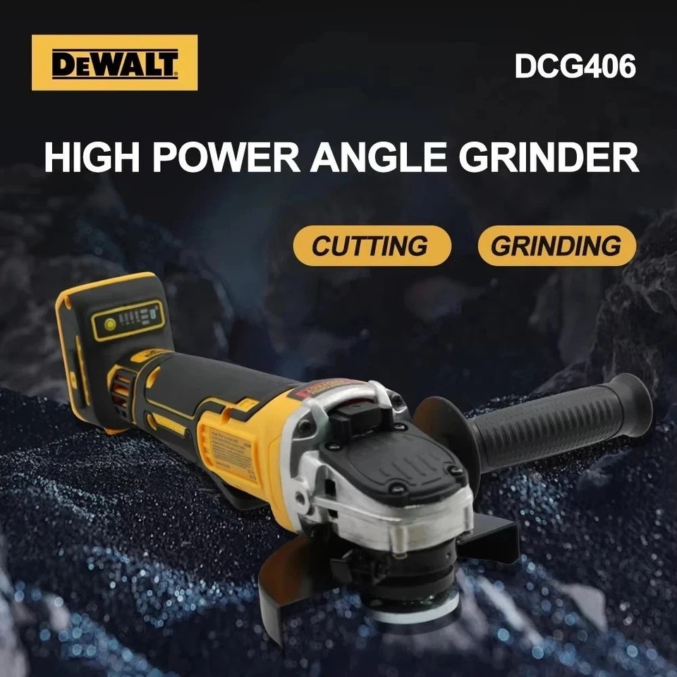 Dewalt DCG406 125MM 9000RPM Brushless Angle Grinder Cordless Cutting ...