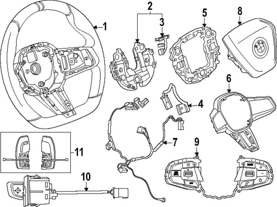 Genuine BMW 2023-2024 BMW - Ground Cable 32-30-5-A6A-5E7 | eBay
