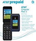 AT&T Cingular Flex 2 U1030AA Prepaid 4G LTE Flip Phone, 2MP, Android ...