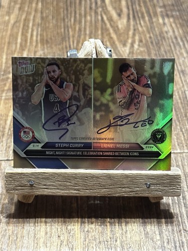 Signature Messi-curry Night Night Celebration. Topps Now N.128 Homemade ...