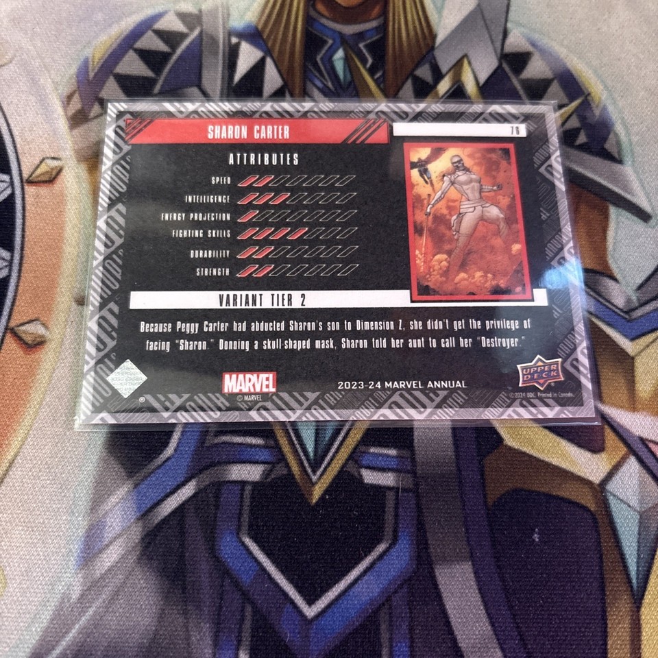 2023-24 UD Marvel Annual- Variant Covers #76 Sharon Carter | eBay