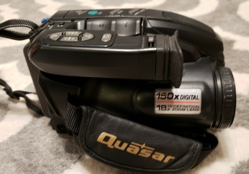 Quasar 150x 18x Palmcorder VM-L450 Camcorder VHSC NO CHARGER, Worked ...