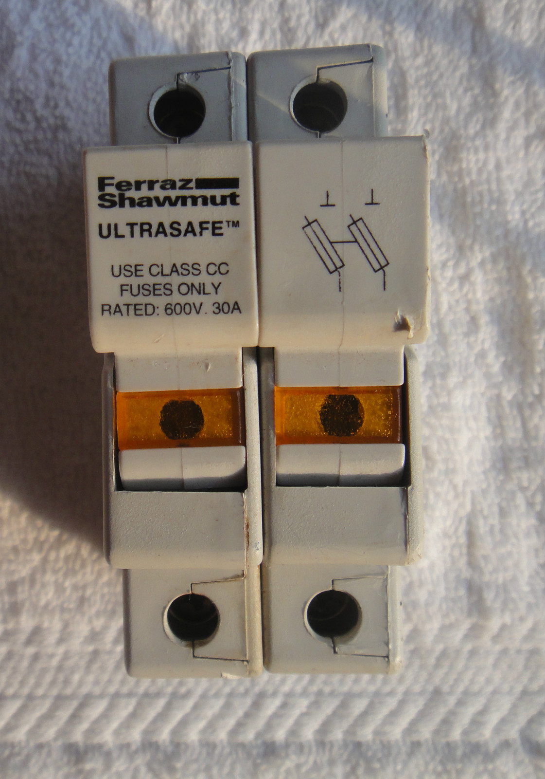 Ferraz Shawmut Ultrasafe 30A 600V 2 Pole Breaker USCC2I D217008 | eBay