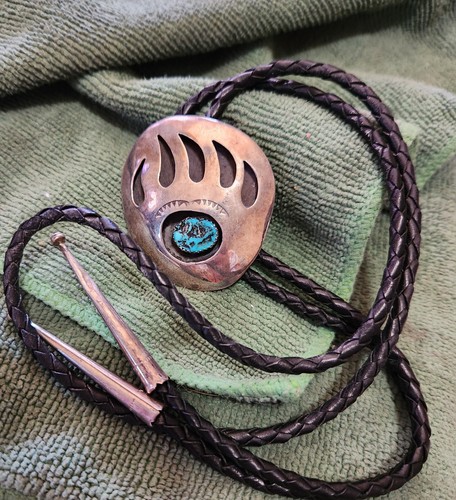 Farlene Spencer Silver Bear Claw Bolo Tie | eBay