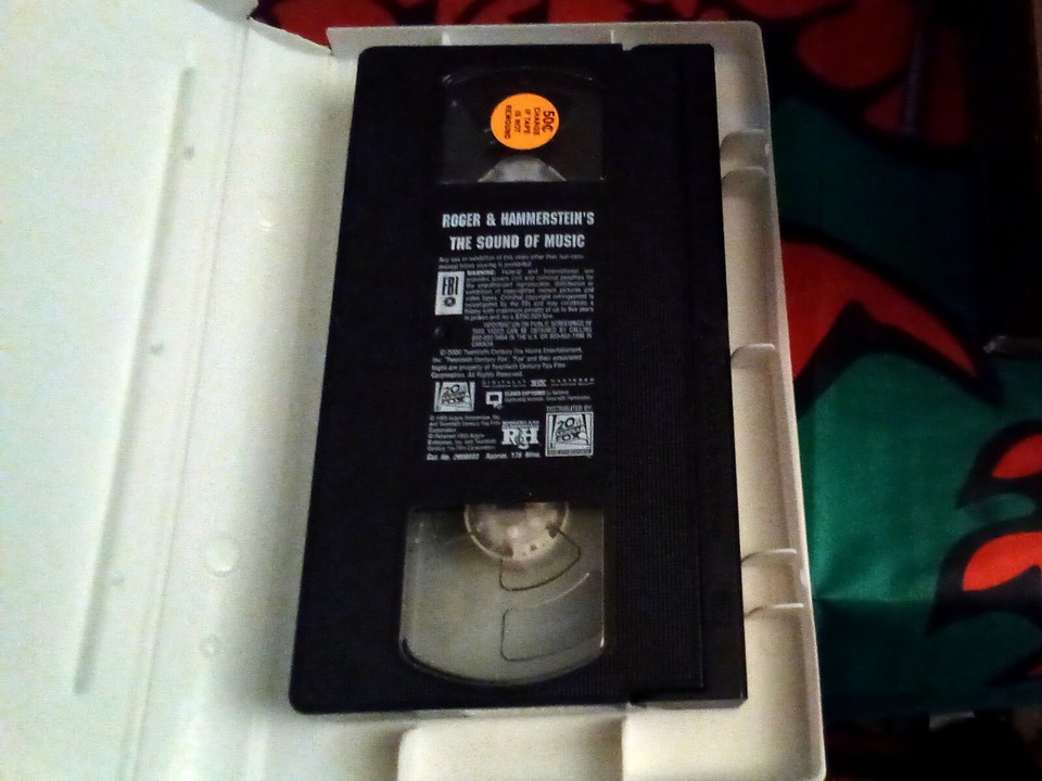 The Sound of Music 1965 (VHS, 2000) Clamshell 20th Century Fox ...