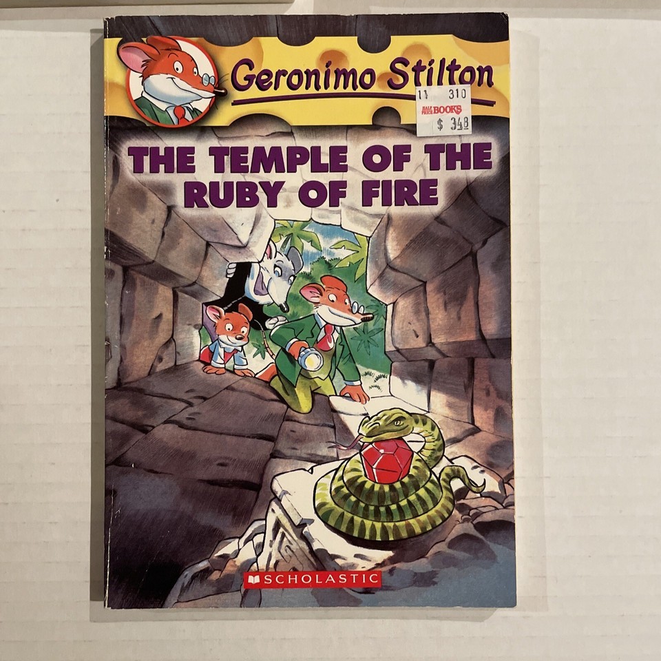 X3 Geronimo Stilton: The Temple of the Ruby of Fire by Geronimo Stilton ...