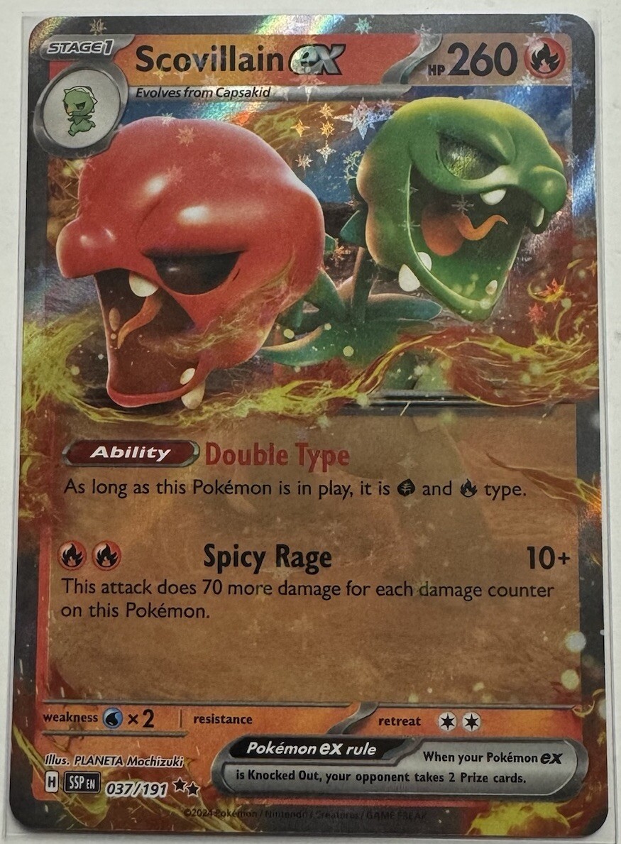 Scovillain ex 37/191 - Double Rare Card | Surging Sparks (sv8-37)