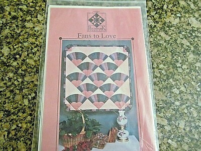 *THE PATCHWORK COLLECTION "FANS TO LOVE" HANGING QUILT PATTERN | eBay