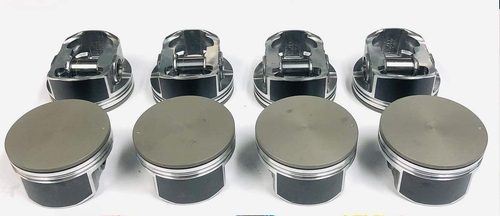 SILVOLITE Flat Top Anodized Pistons Set/8 for 2005-11 Chevy GM 6.0L VIN ...