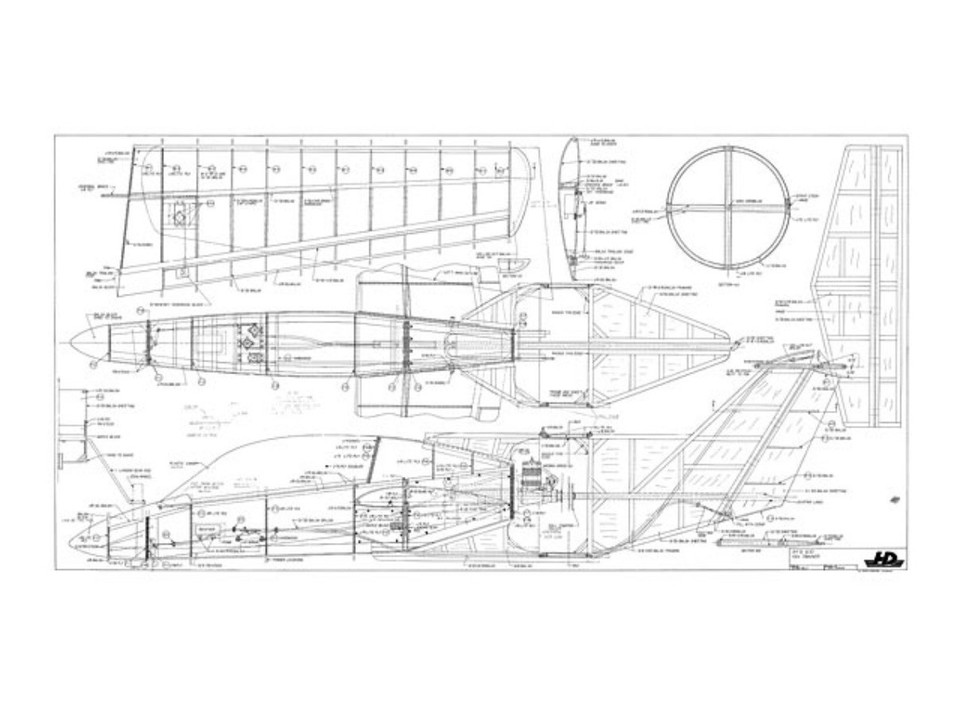 RFB 600 Fantrainer - OG kitted by Hobby Dynamics RC Airplane Short Kit ...