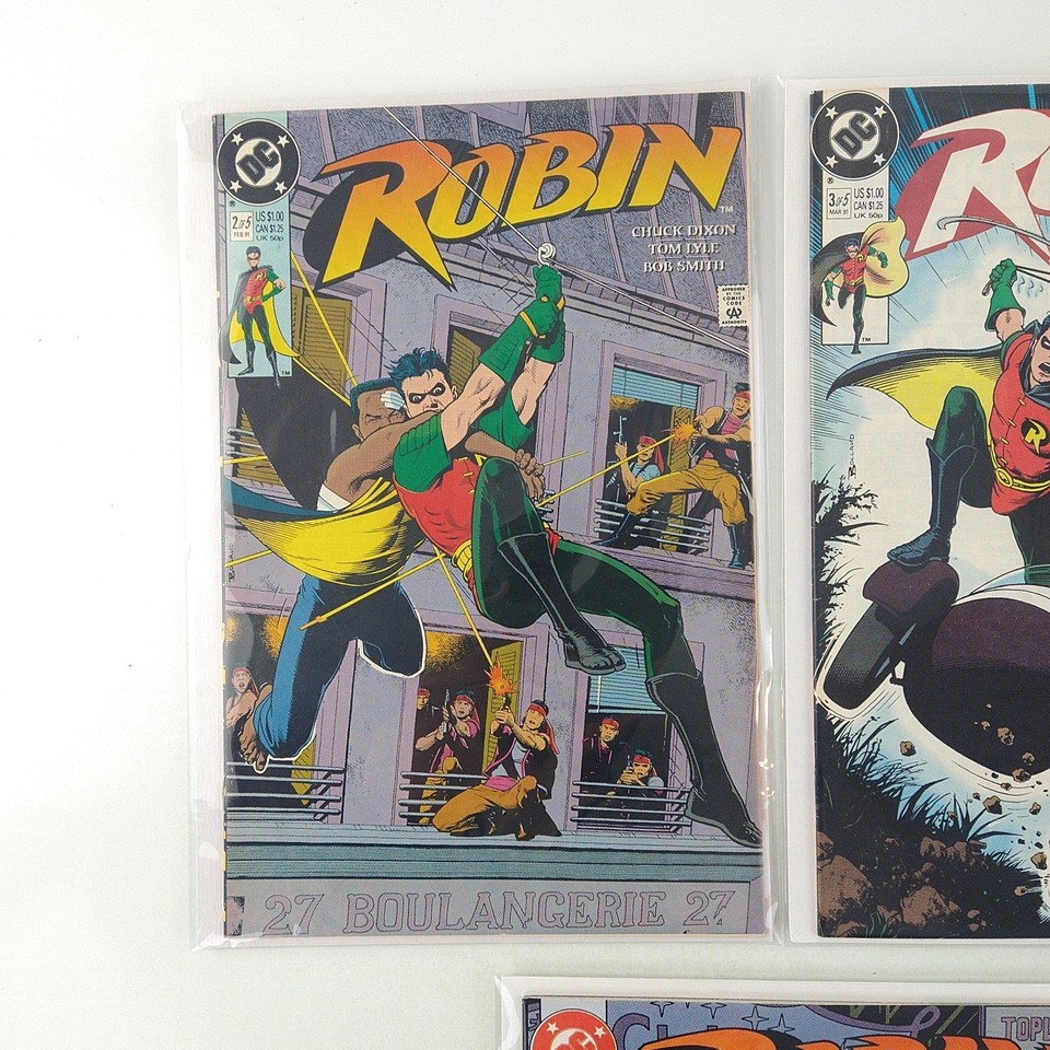 Robin #2 3 4 Lot Chuck Dixon VF/NM (1991 DC Comics) | eBay