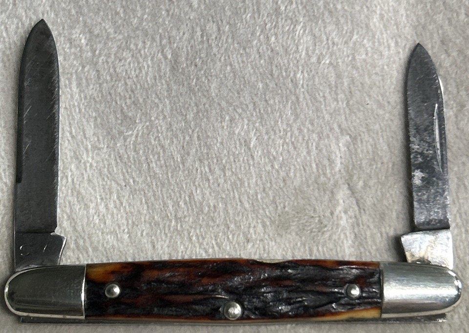 1940-64 Case XX SPX Red Stag Eisenhower Pocket Knife Rare | eBay