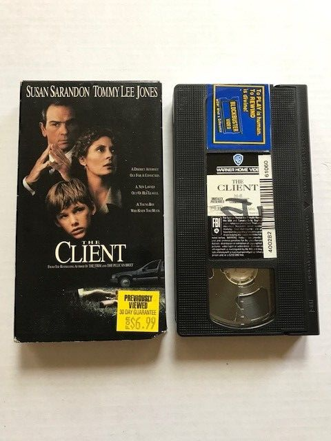 "The Client" (VHS, 1994) - Tommy Lee Jones, Susan Sarandon 85391323334 ...