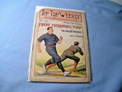 Tip Top Weekly Magazine #233 September 1900 Baseball Cover | eBay