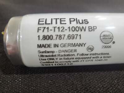 TANNING BED BULBS LAMPS F 71 T12 BI-PIN 100-120W ELITE PLUS U-PICK 8-32 ...