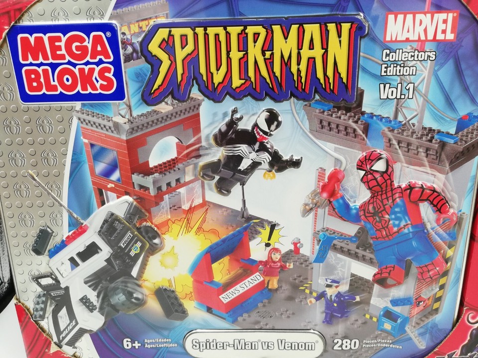 Marvel Mega Bloks #1931: Spider-Man vs Venom building set - HTF New | eBay