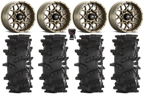 ITP Hurricane 15" Wheels Bronze 33" Outlaw Max Tires Renegade Outlander ...