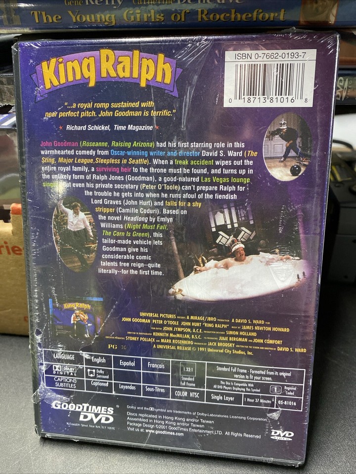 King Ralph (DVD, 1998) Sealed 18713810168| eBay