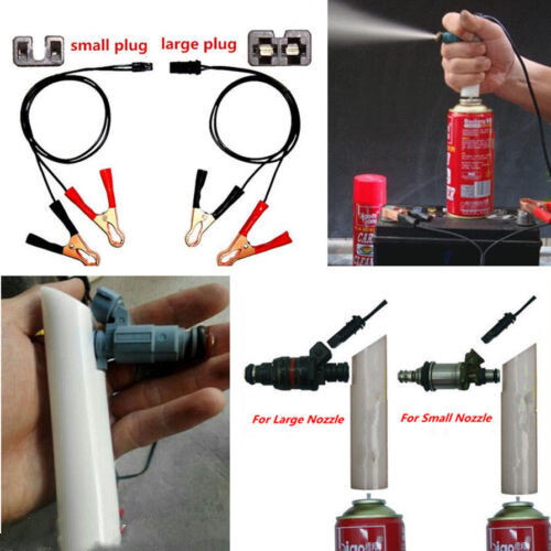 2x Universal Auto Diesel Fuel Injector Nozzle Cleaning Injection ...