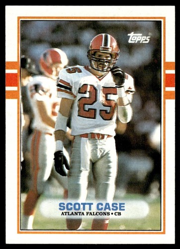 1989 Topps Scott Case Rookie Atlanta Falcons #339 | eBay