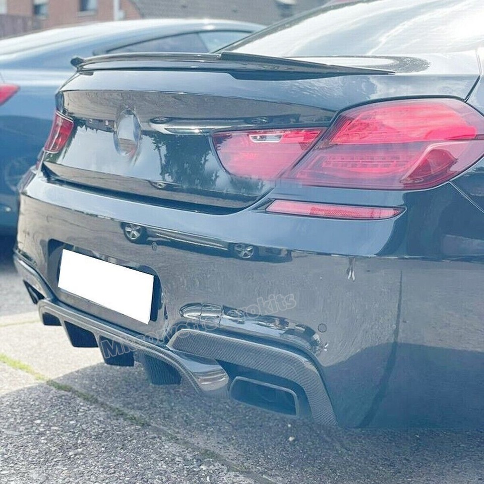 Carbon Fiber Rear Bumper Diffuser Lip For BMW F06 F12 F13 640i 650i M6 ...