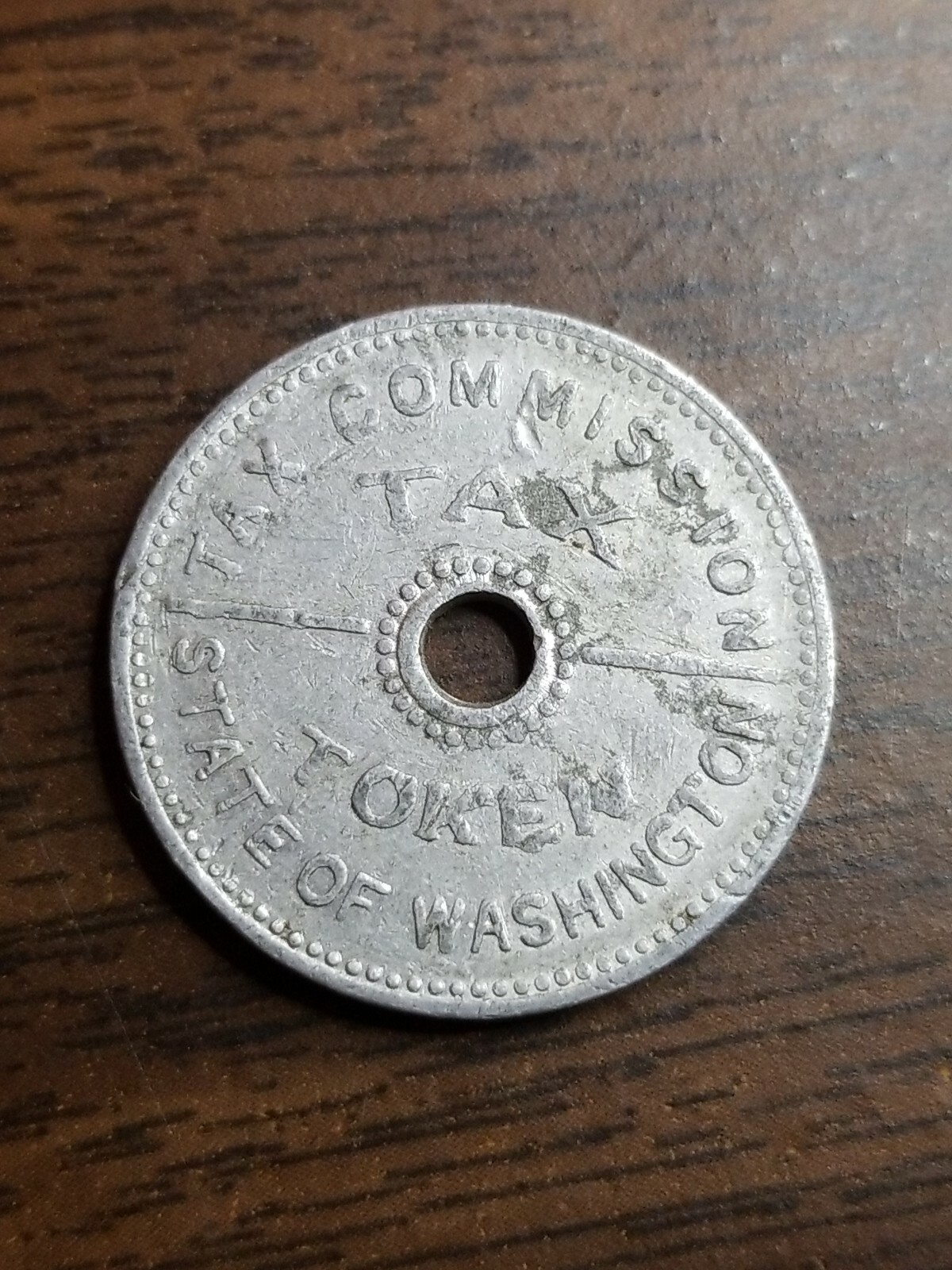 1935 Washington State Sales Tax Token Coin Tax on purchases of 10 cents ...