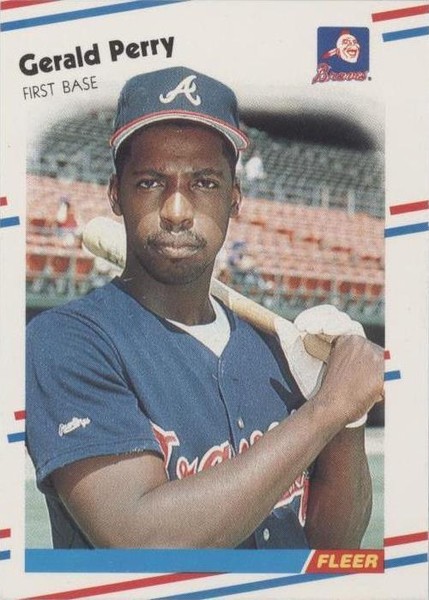 1988 Fleer - #547 Gerald Perry for sale online | eBay