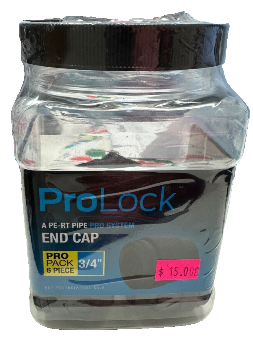 Sharkbite 6 PC ProLock 3/4 in. Push-to-Connect Plastic End Cap | eBay