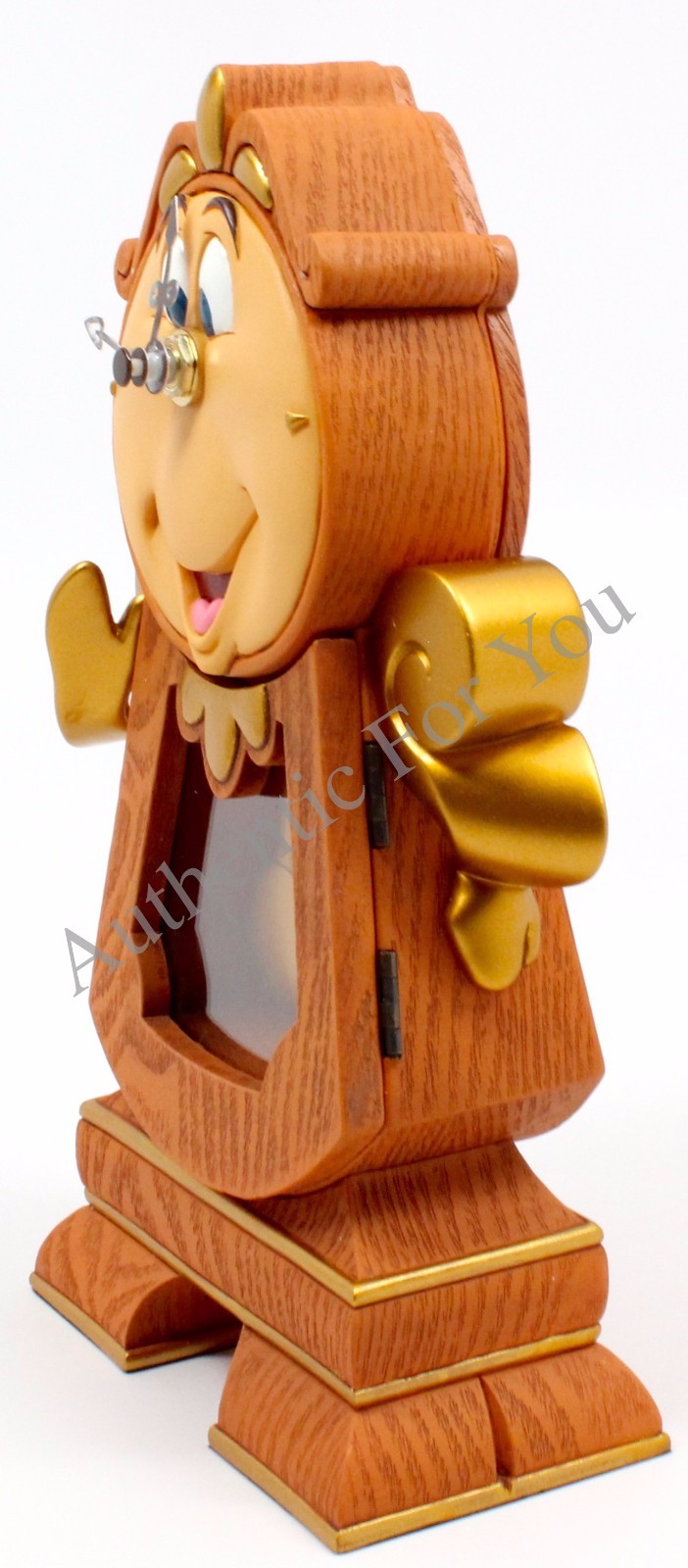 New Disney Parks Beauty & the Beast Cogsworth Working Clock Figurine | eBay