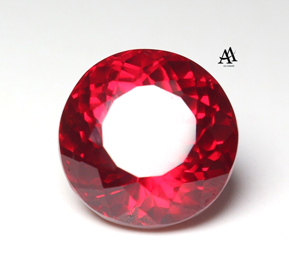 Natural 30.60 Ct Certified BURMA Pigeon Blood Red Ruby Unheated Loose ...