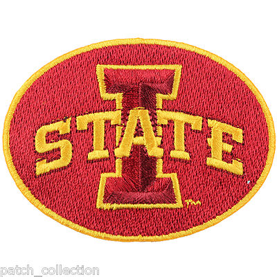 Iowa State Cyclones Primary Round Logo Embroidery Iron On Patch Hat ...