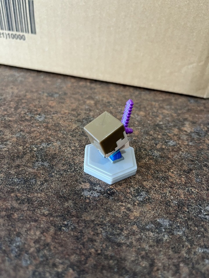 Minecraft Earth Boost-ATTACKING STEVE 1” Mattel Mini Figure Loose | eBay